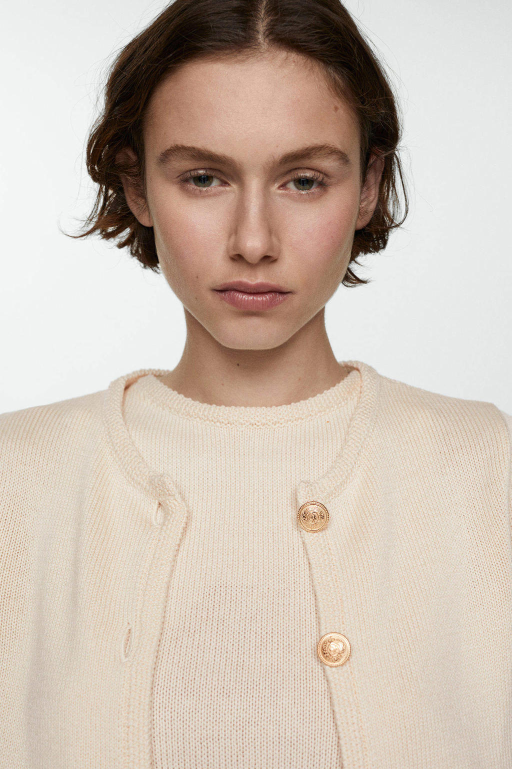 Mango gebreide top beige kopen? | Morgen in huis | wehkamp