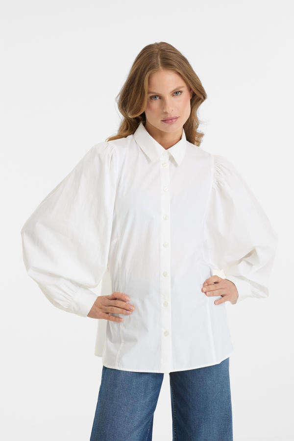 witte blouses voor dames online kopen? | Morgen in huis | Wehkamp