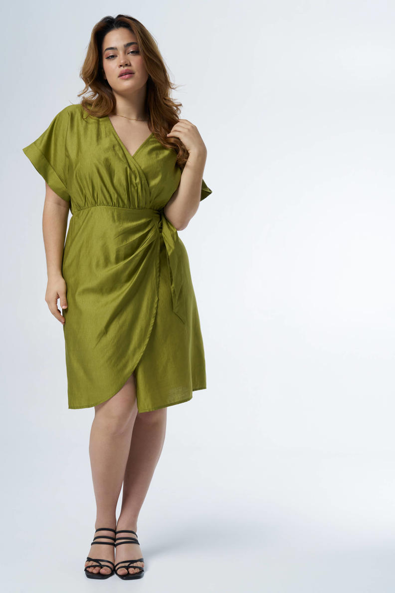 MS Mode jurk olijfgroen kopen? | Morgen in huis | wehkamp