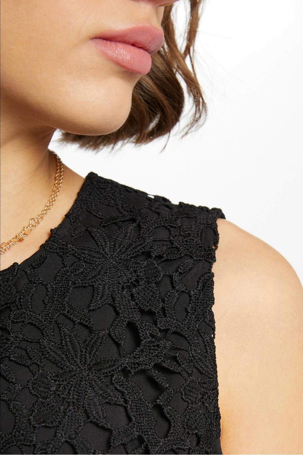 Morgan jurk met open rug zwart | wehkamp