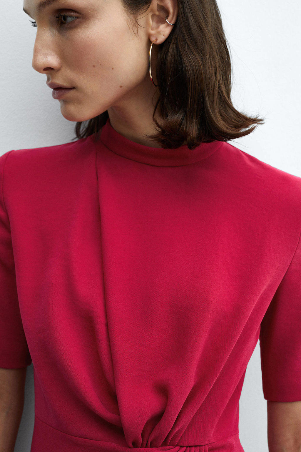 Mango jurk fuchsia kopen? | Morgen in huis | wehkamp