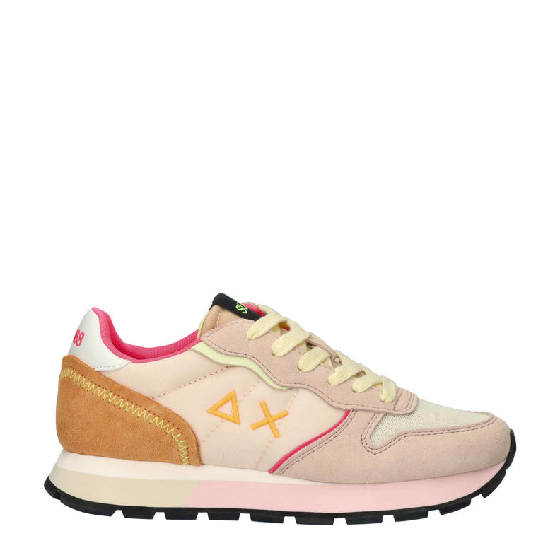 SUN68 Ally Color explosion suède sneakers roze | wehkamp