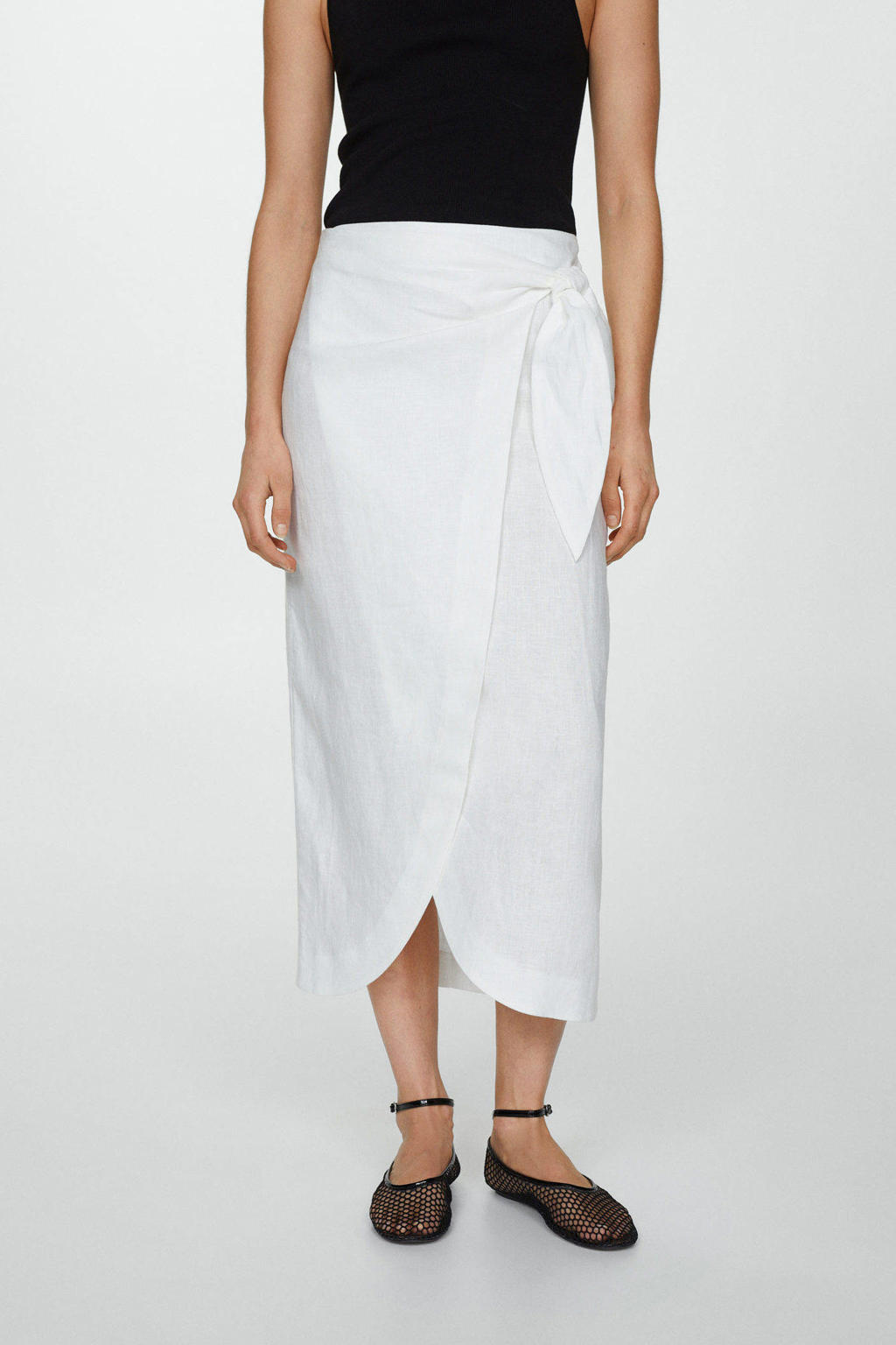 Mango linnen rok wit kopen? | Morgen in huis | wehkamp