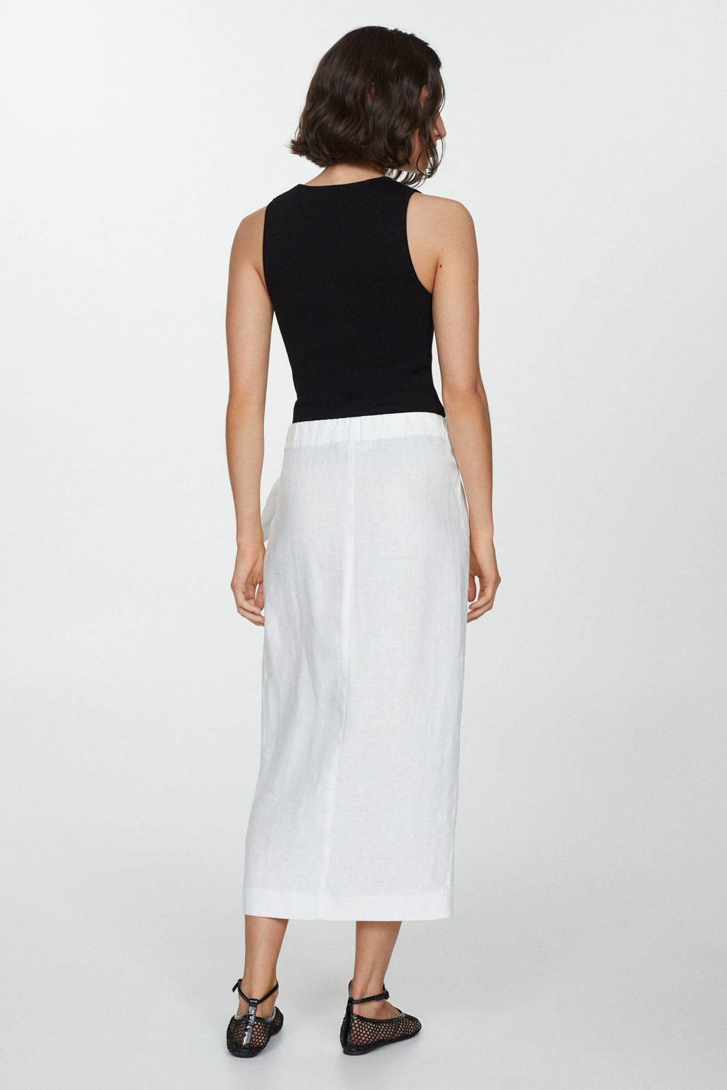 Mango linnen rok wit kopen? | Morgen in huis | wehkamp