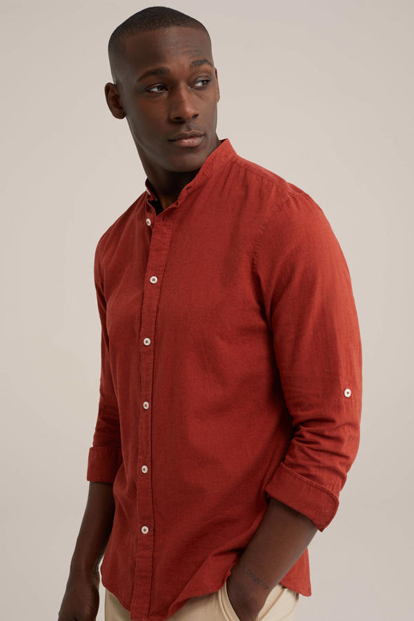 Rode overhemden voor heren online kopen? | Wehkamp