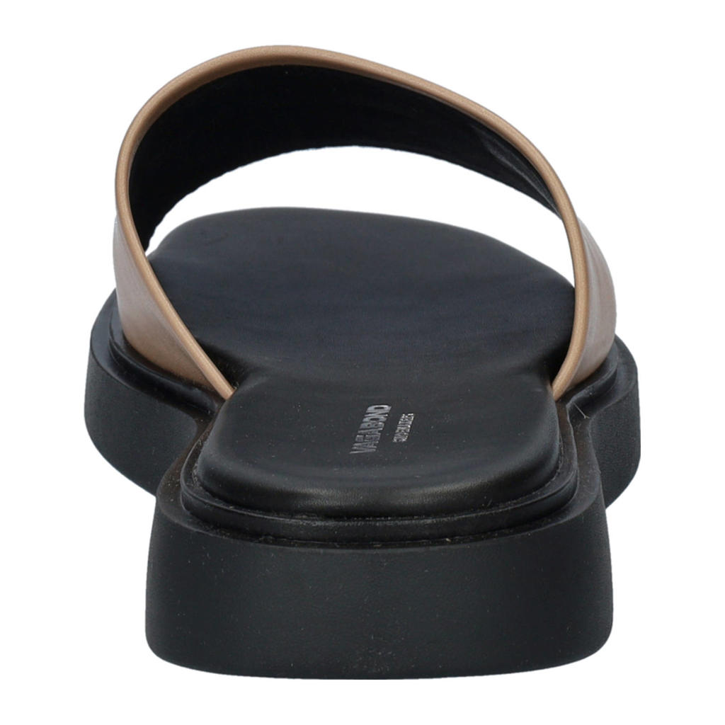 Vagabond Connie leren slippers taupe | wehkamp