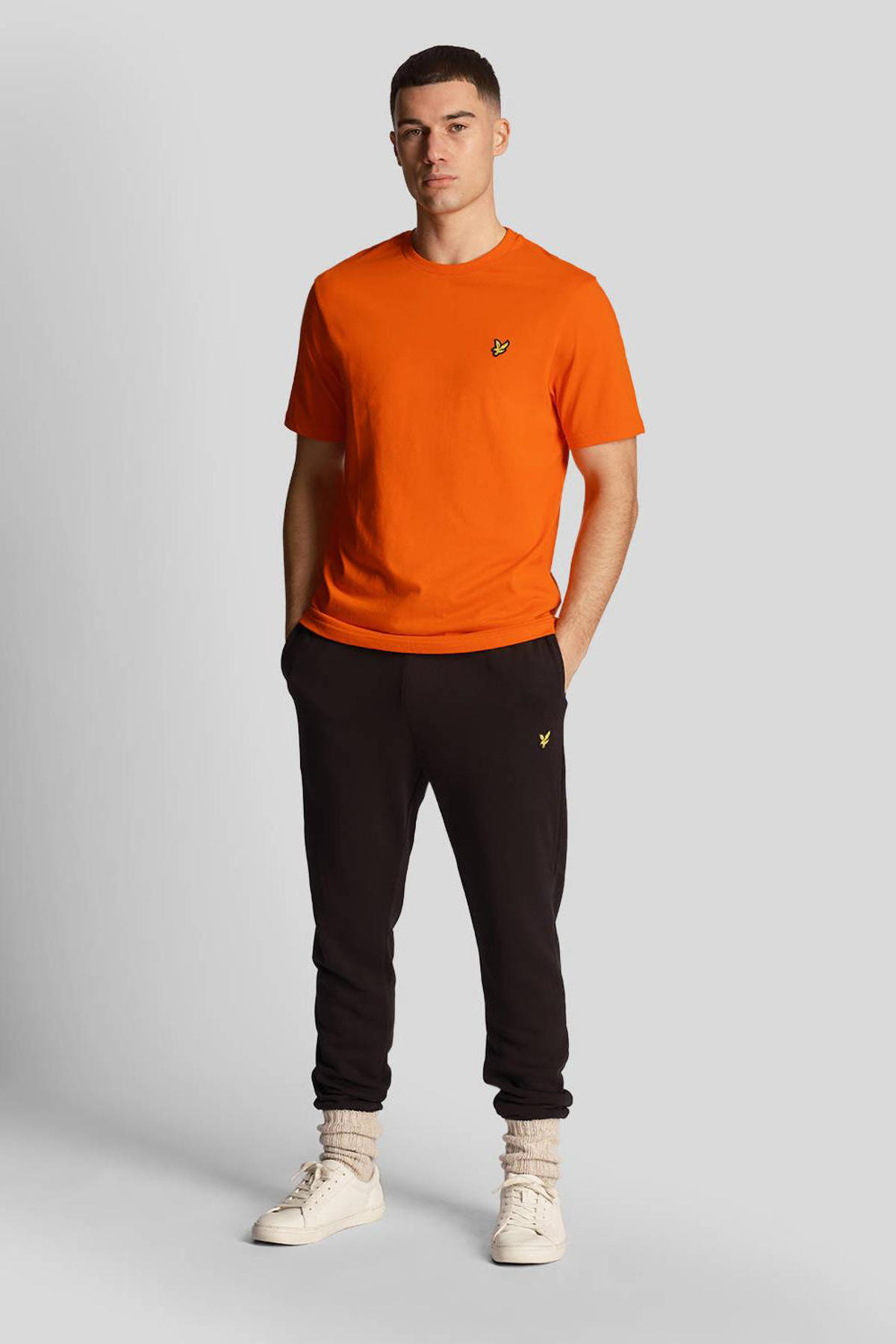 Lyle & Scott regular fit T-shirt met logo | wehkamp