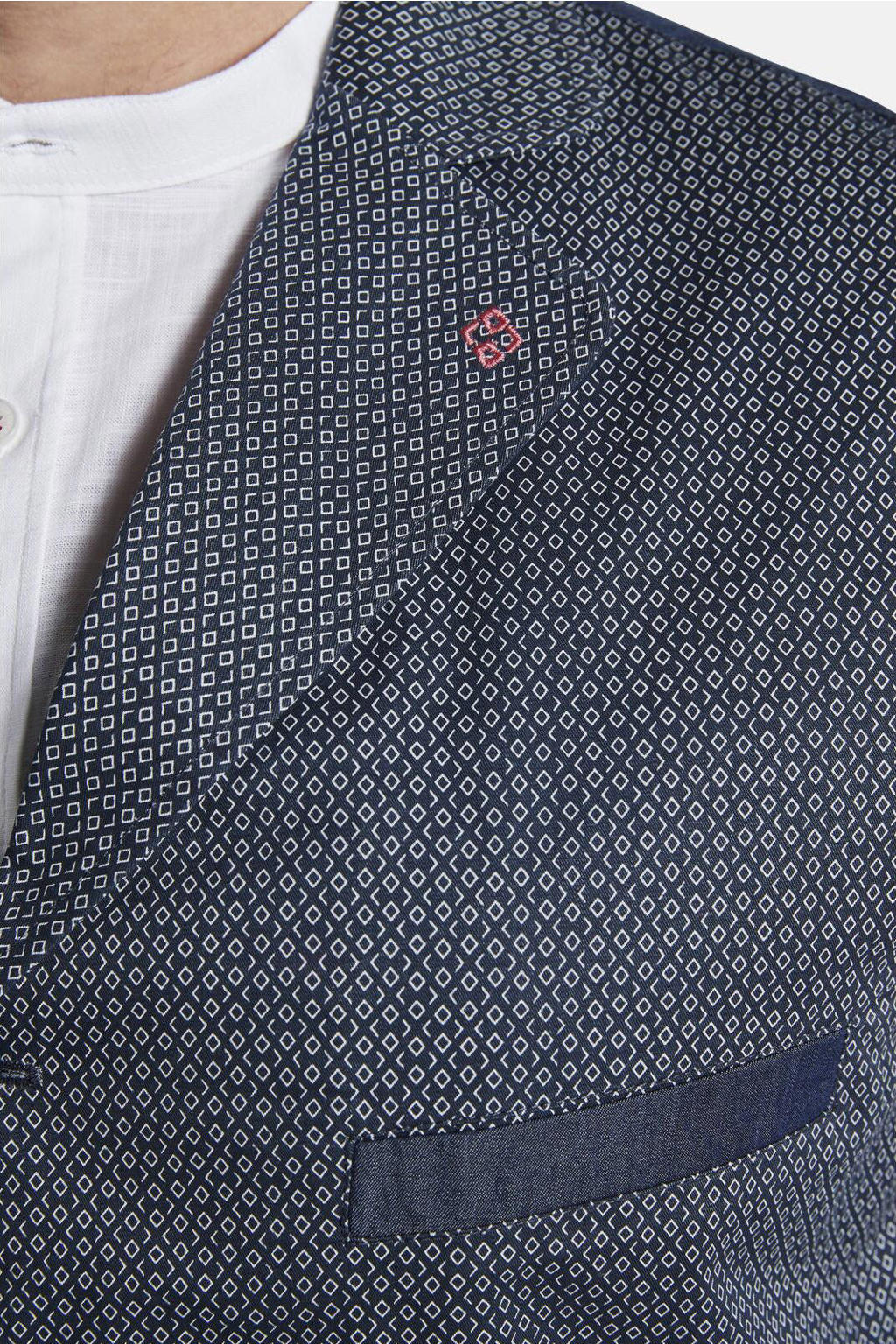 Charles Colby gilet DUKE ANDREW Plus Size met all over print ...