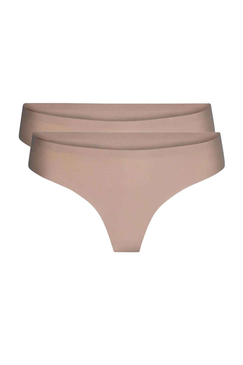 LingaDore seamless string (set van 2) lichtbeige | wehkamp