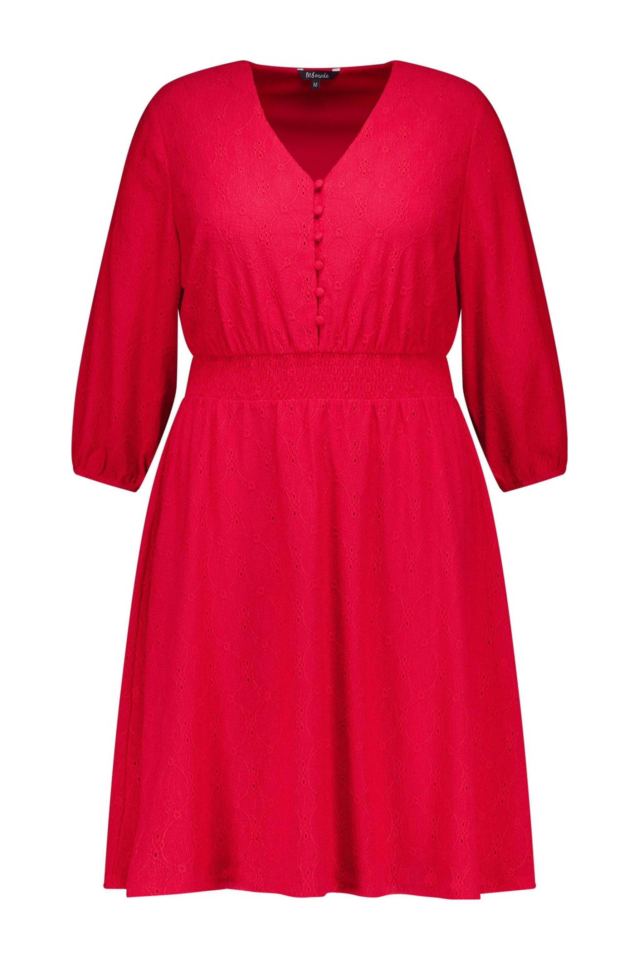MS Mode jurk rood kopen? | Morgen in huis | wehkamp