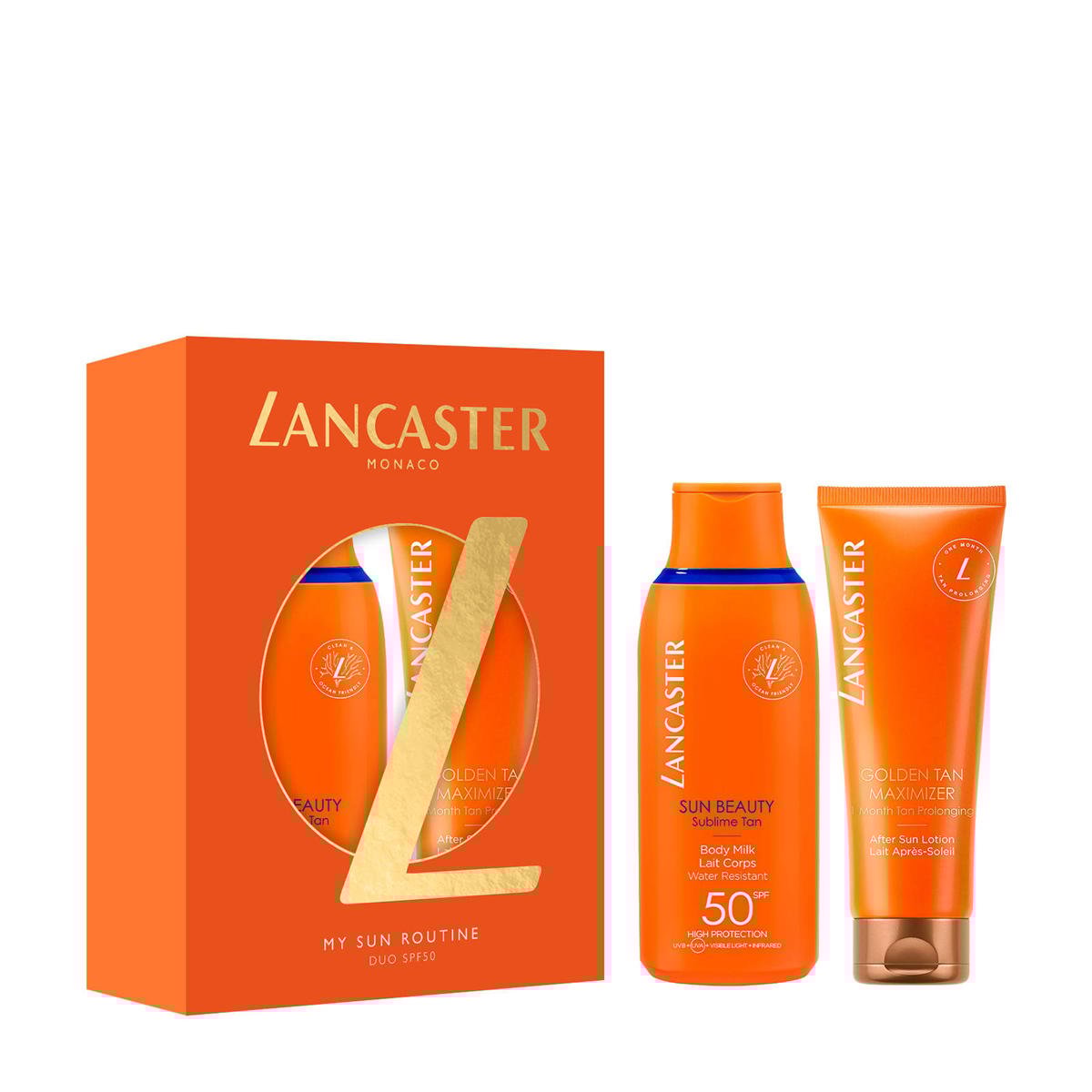 Lancaster Sun Kit - Body Milk SPF50 175 ml + After Sun Lotion 125 ml ...