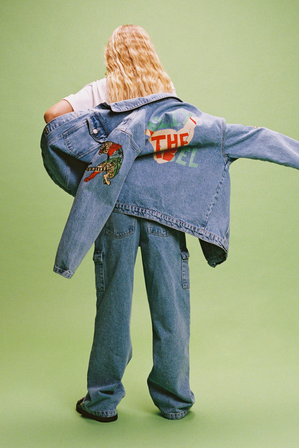 Alix Mini spijkerjas medium blue denim | wehkamp