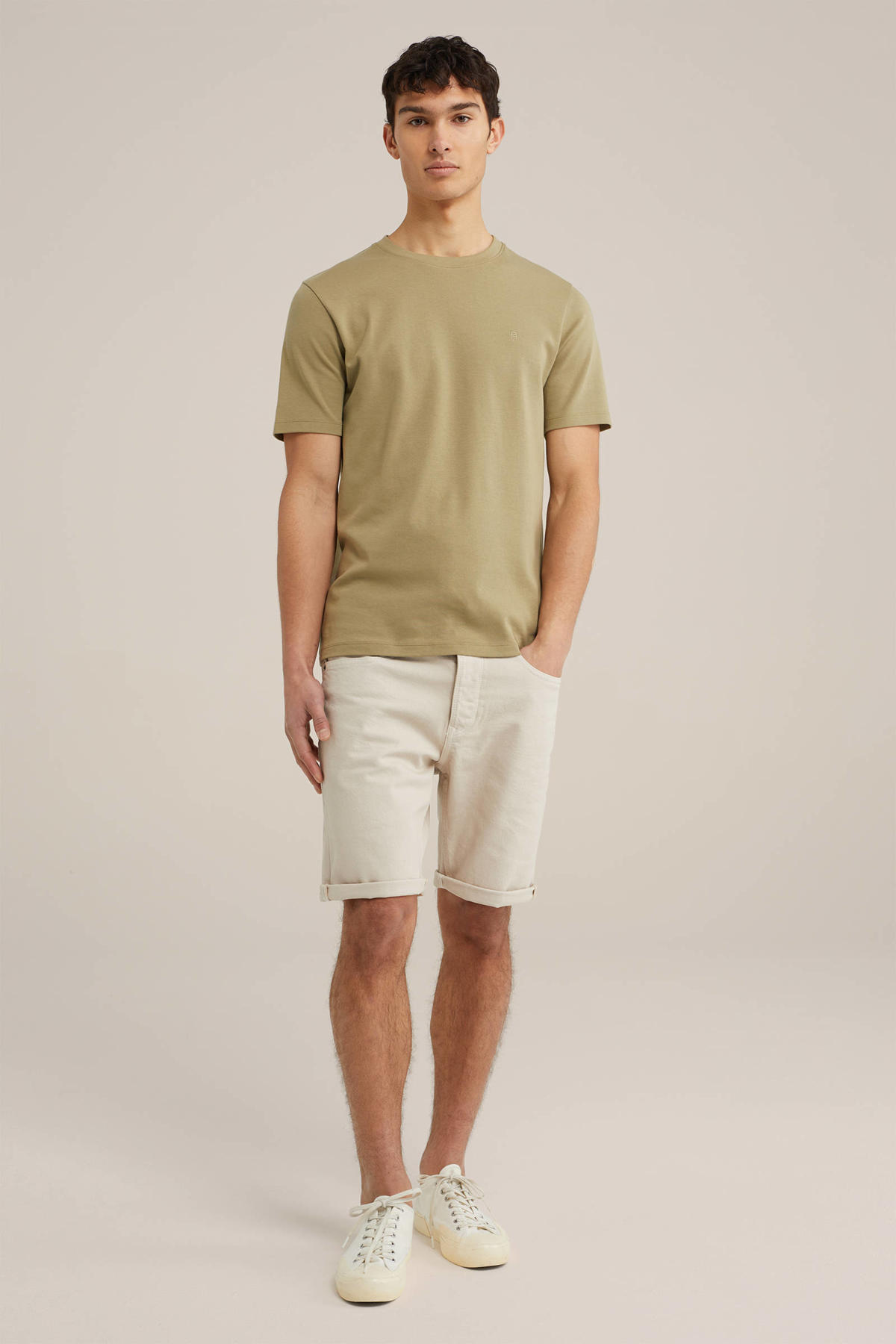 WE Fashion regular fit short moonbeam | wehkamp