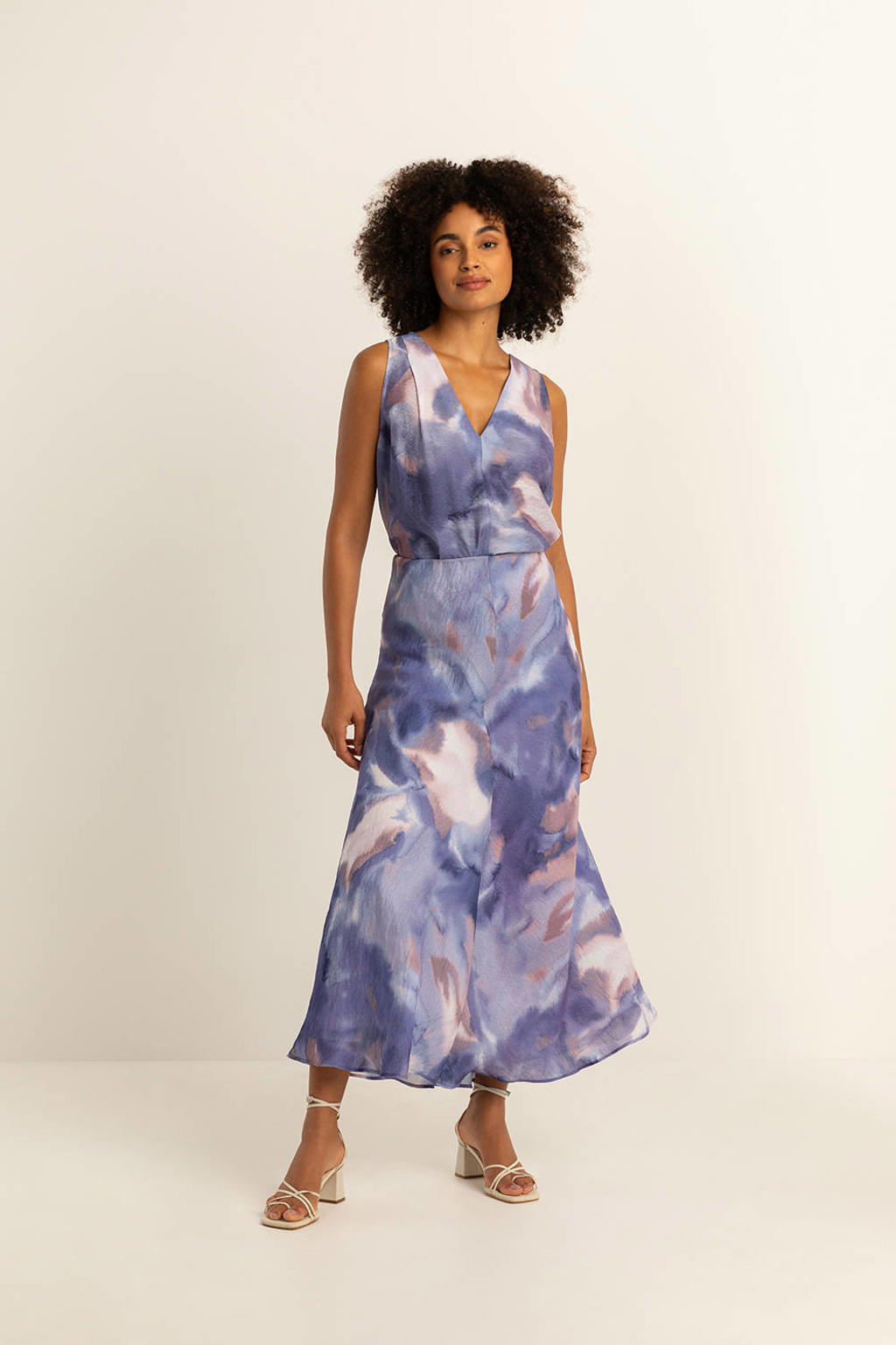 Expresso rok met grafische print paars | wehkamp