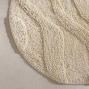 NOUS Living ronde badmat zand (80x80 cm) | wehkamp