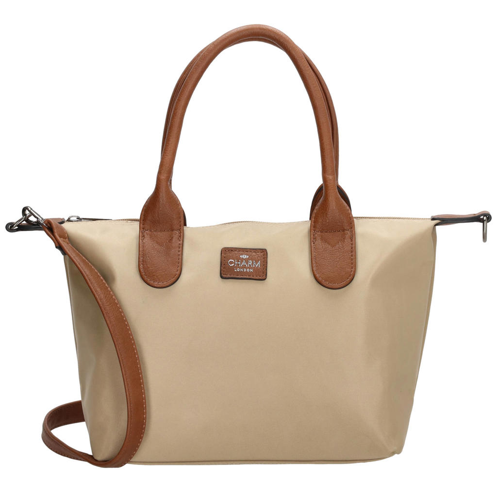 Charm London mini shopper Buckingham beige | wehkamp