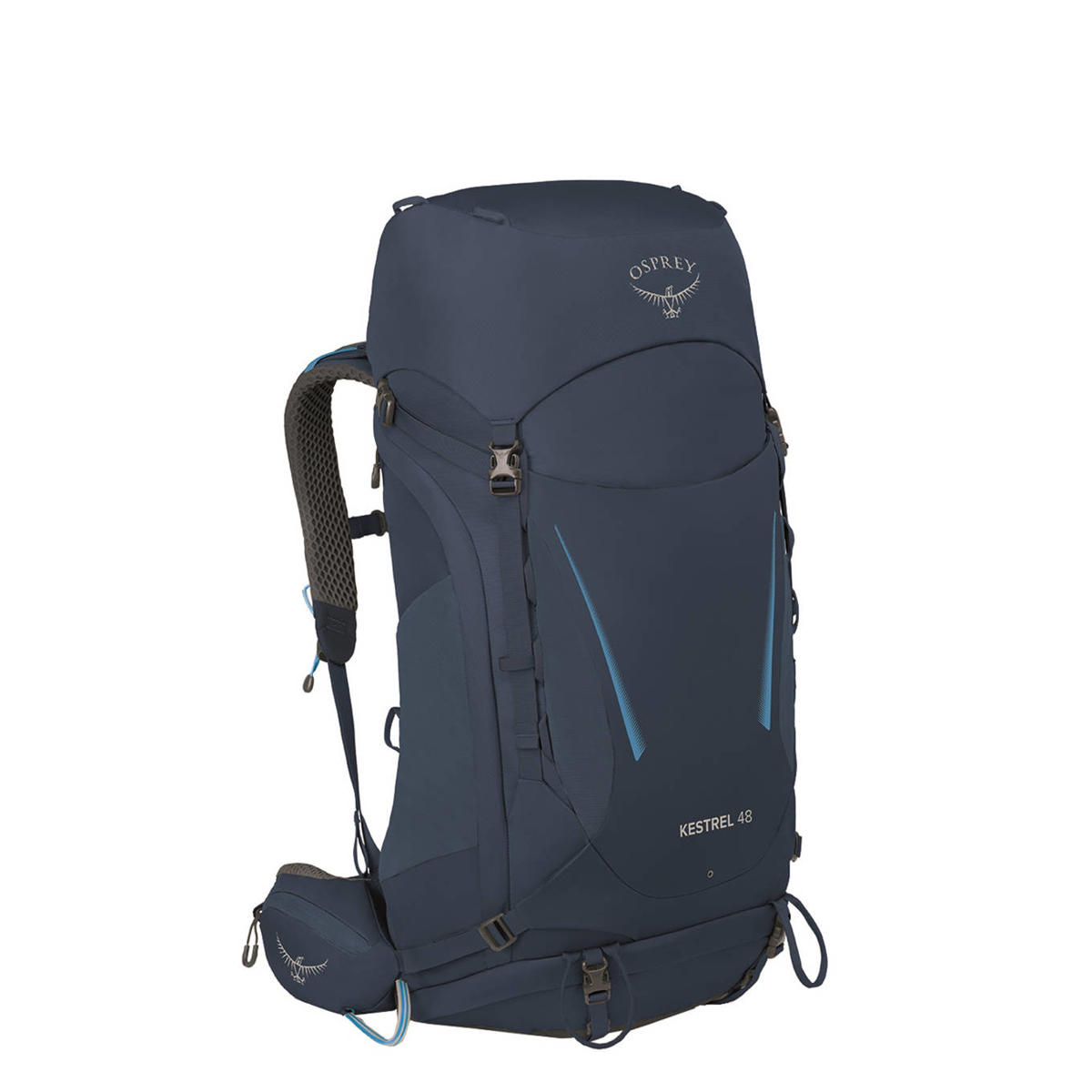 Osprey backpack Kestrel 48L L/XL donkerblauw | wehkamp