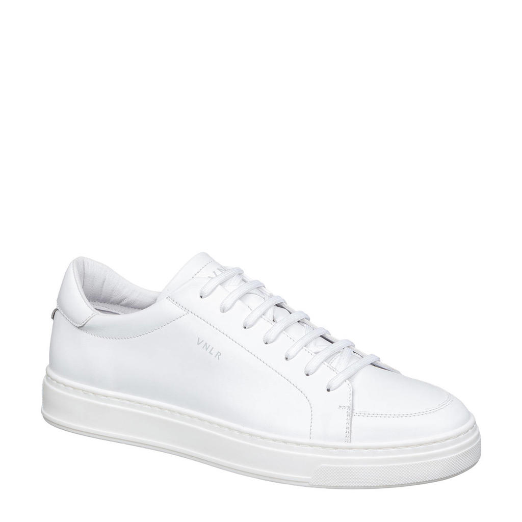 Van Lier Barossa leren sneakers wit | wehkamp