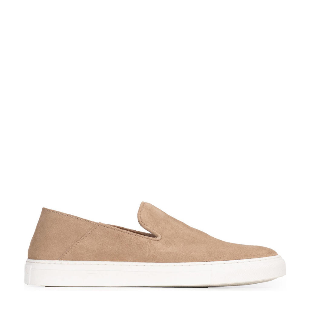 PS Poelman suède loafers beige | wehkamp
