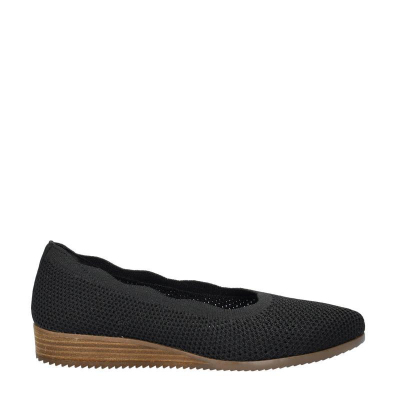 Skechers Cleo Sawdust instappers zwart | wehkamp