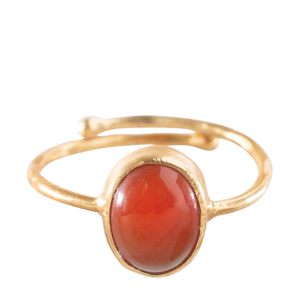 A Beautiful Story ring Visionary Carneool | wehkamp