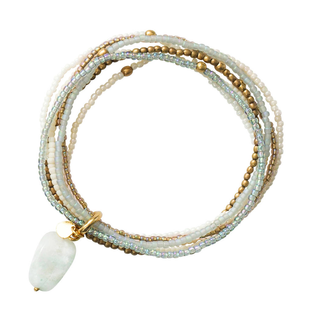 A Beautiful Story armband Nirmala Maansteen | wehkamp