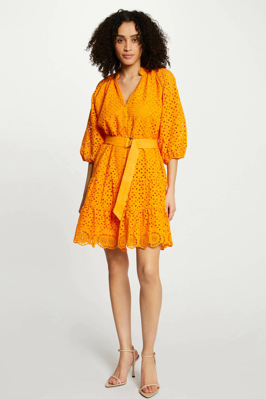 Morgan trapeze jurk oranje kopen? | Morgen in huis | wehkamp