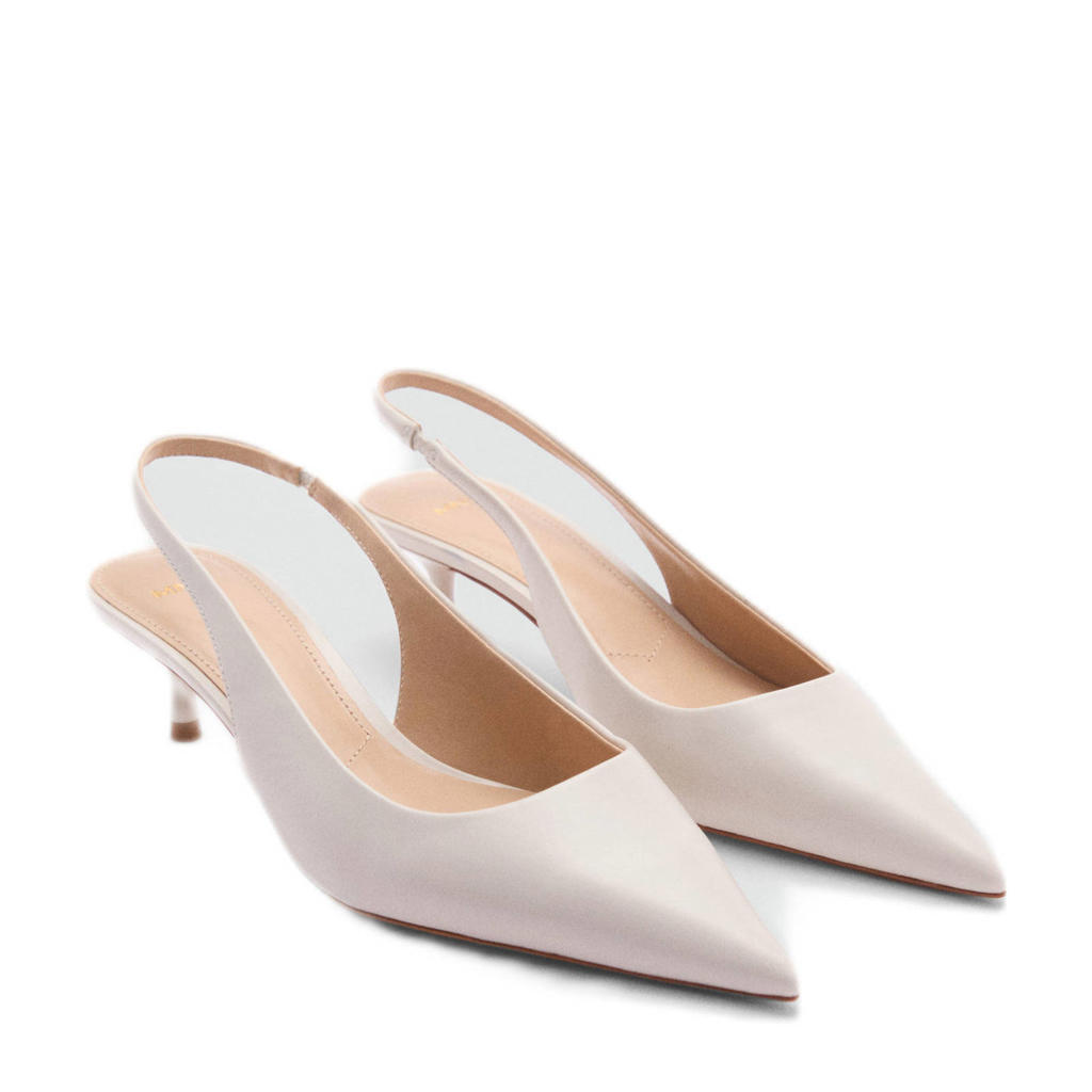 Mango slingback pumps ecru kopen? | Morgen in huis | wehkamp