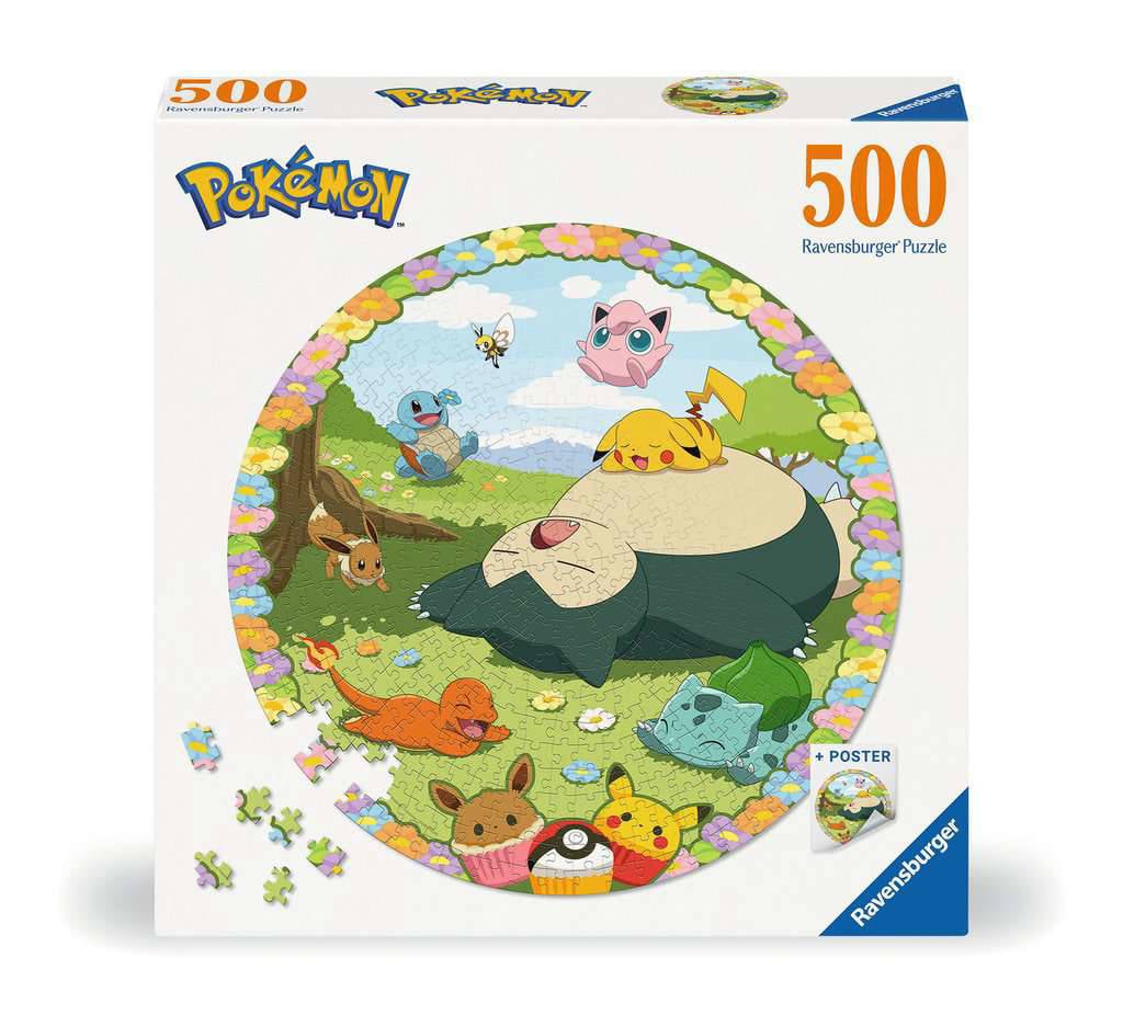 Ravensburger Round puzzle Pokémon - Ronde | wehkamp