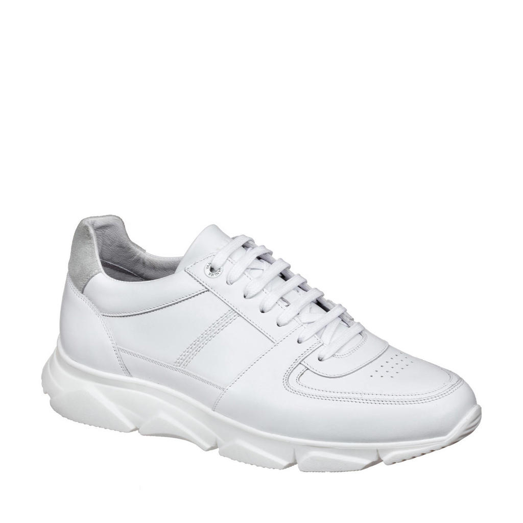 Van Lier Luca leren sneakers wit | wehkamp