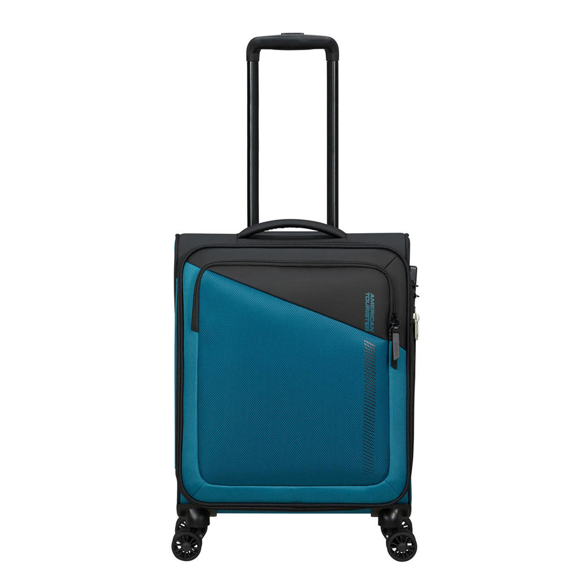 American Tourister trolley Daring Dash 55 cm. Expandable blauw/zwart ...