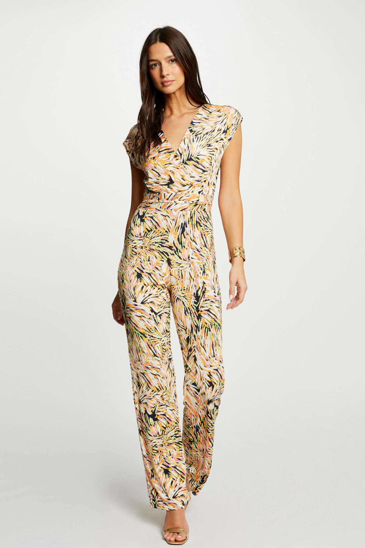 Morgan jumpsuit met all over print multi | wehkamp