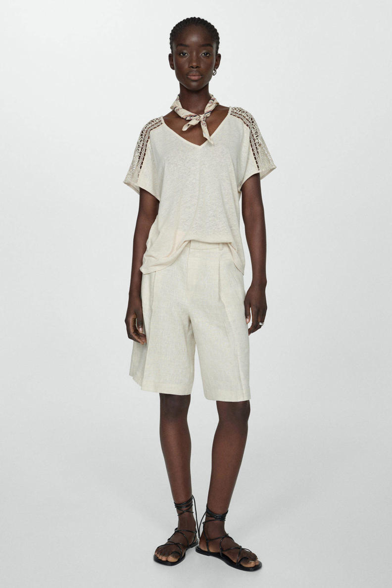 Mango top beige kopen? | Morgen in huis | wehkamp