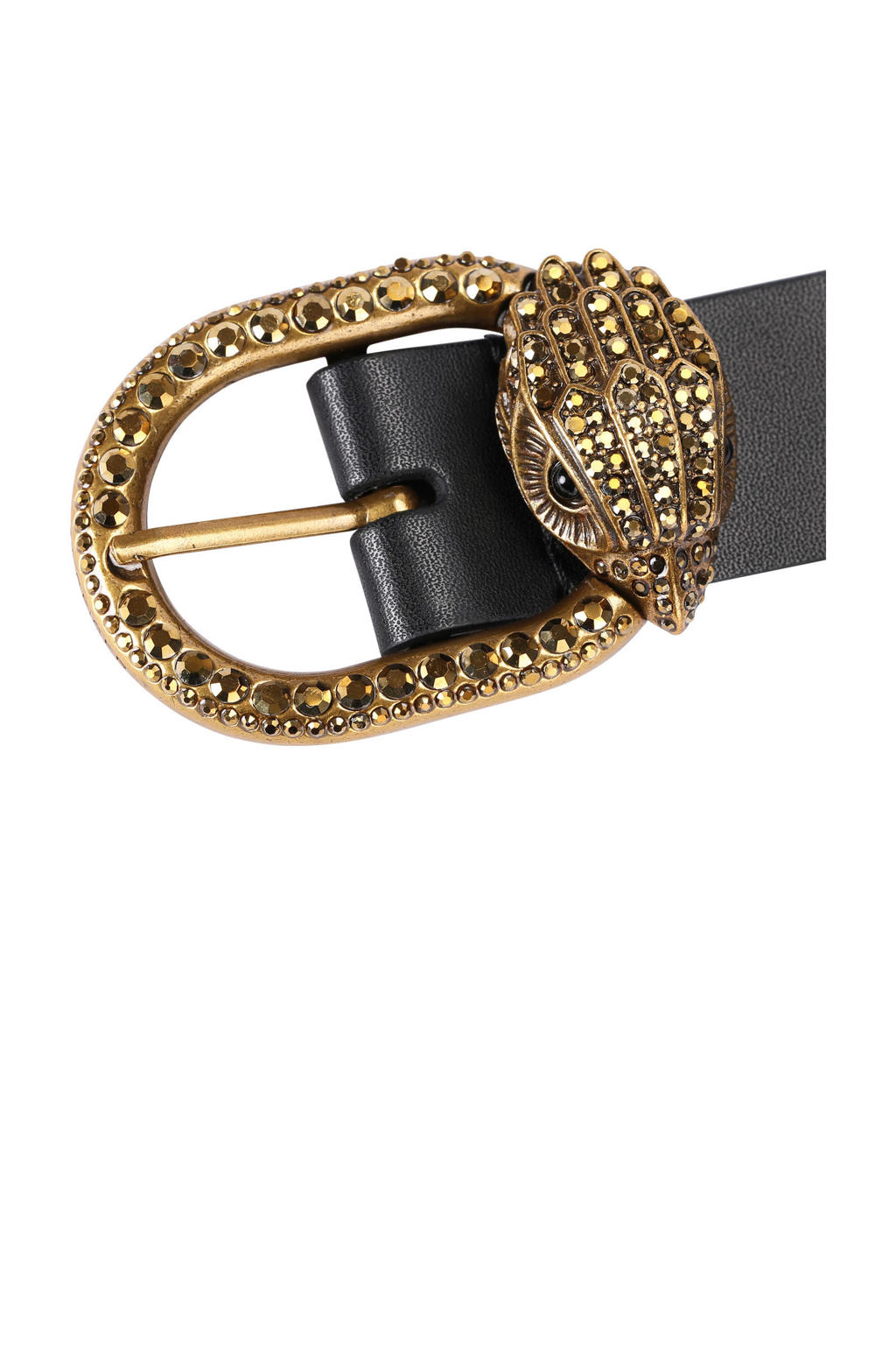 Kurt Geiger leren riem Mayfair zwart | wehkamp