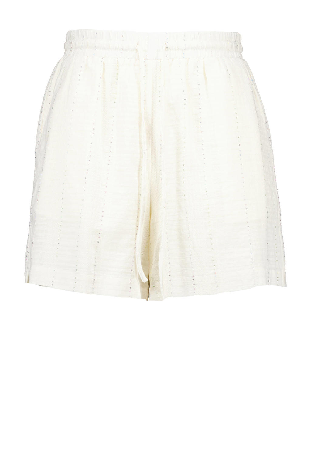 MS Mode high waist loose fit short ecru | wehkamp
