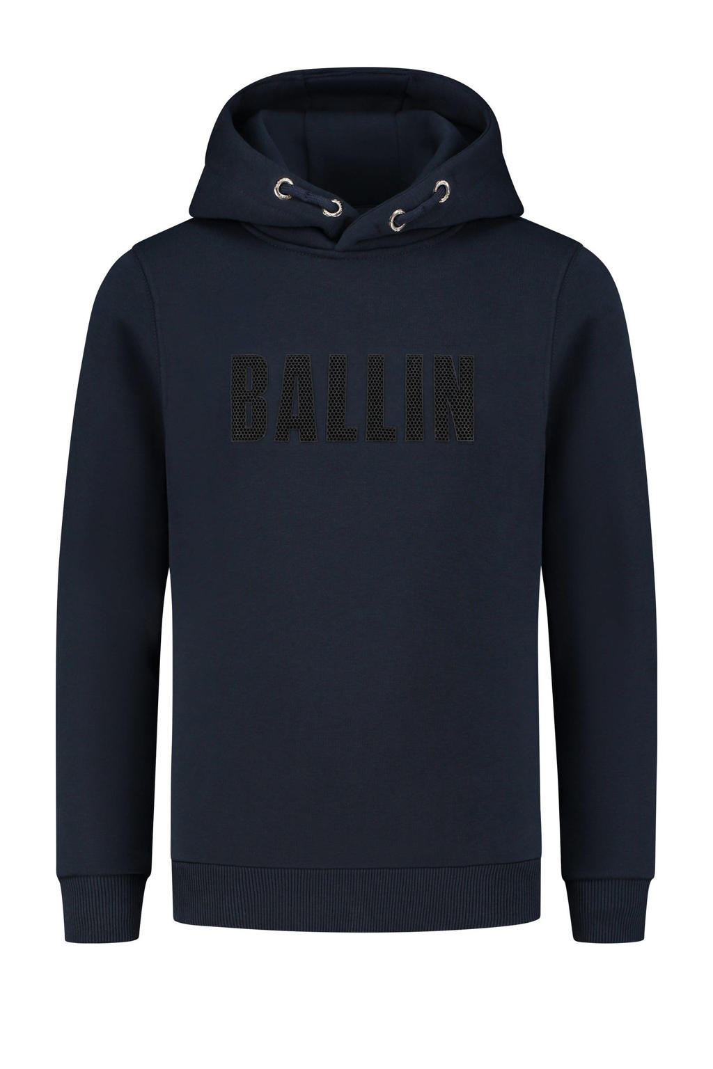 Ballin hoodie met logo donkerblauw | wehkamp