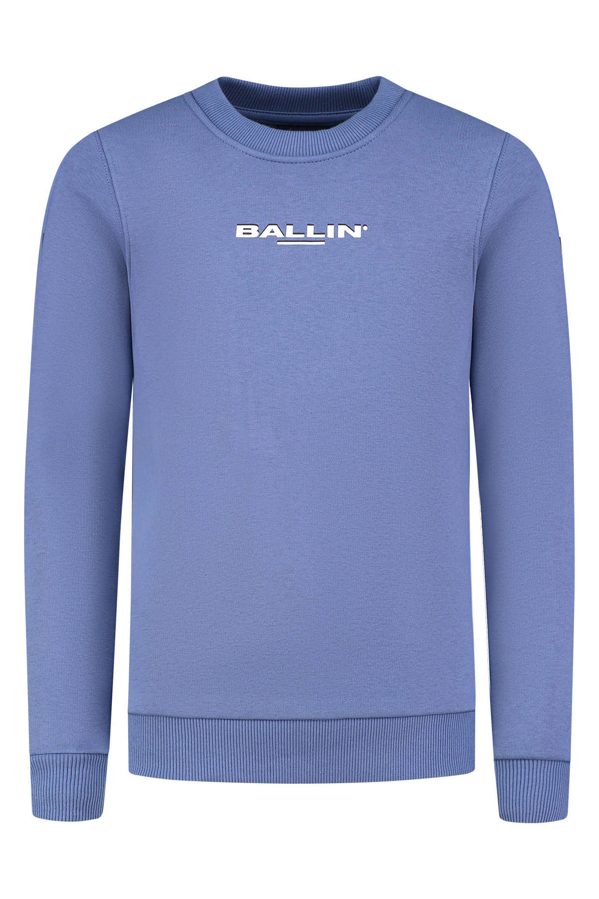 Ballin sweater met backprint lichtblauw/wit | wehkamp
