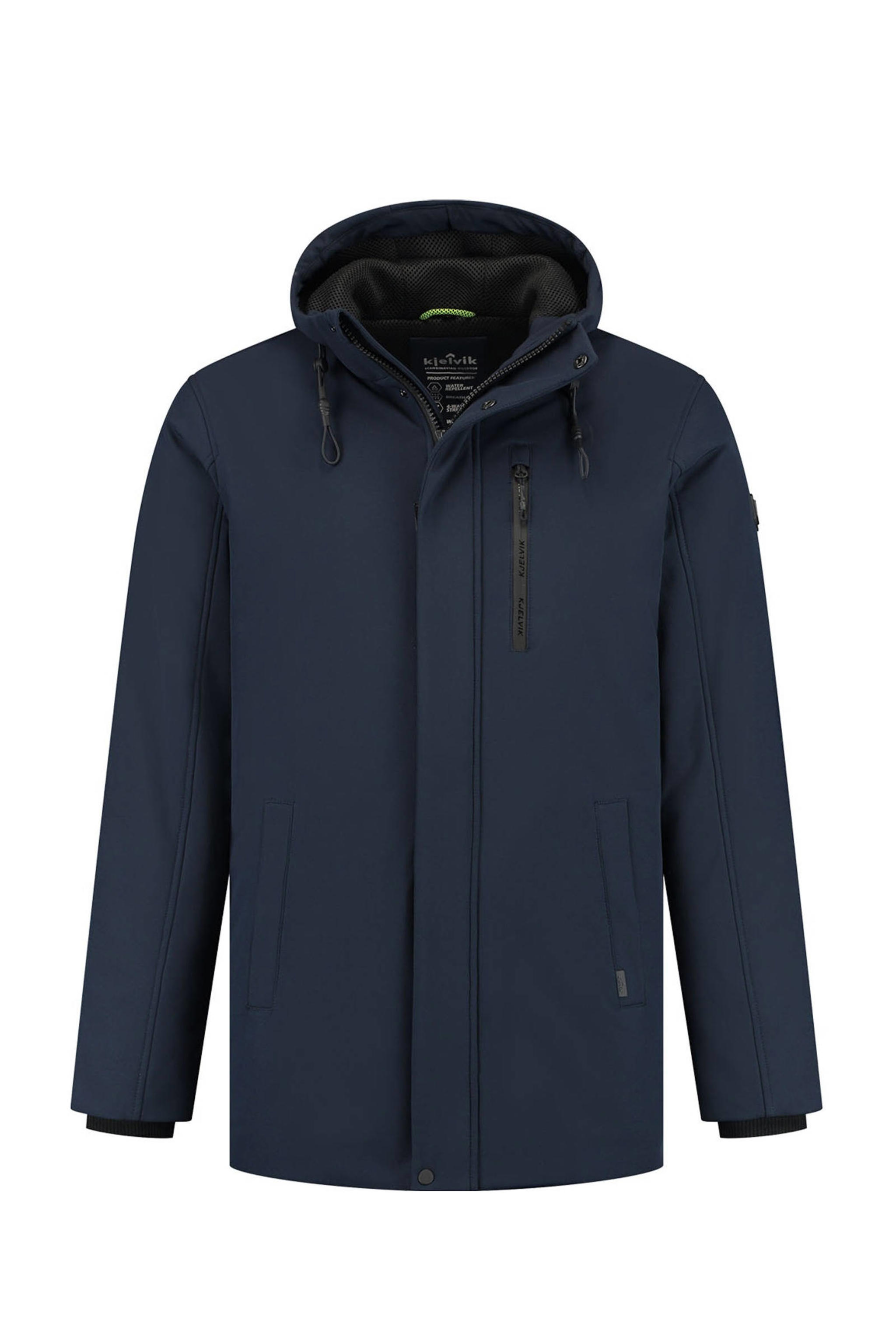 Kjelvik outdoor jas Alvar donkerblauw | wehkamp