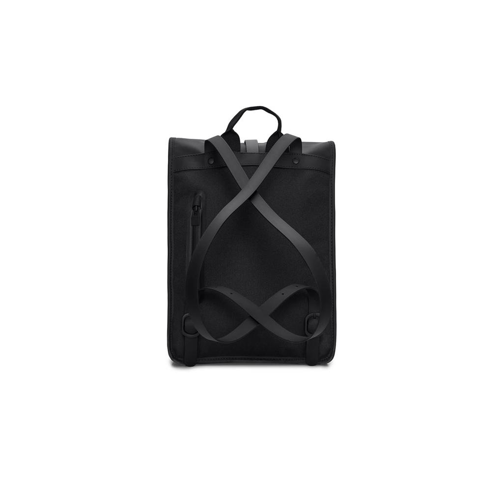 Rains rugzak Rolltop Mini W3 zwart | wehkamp