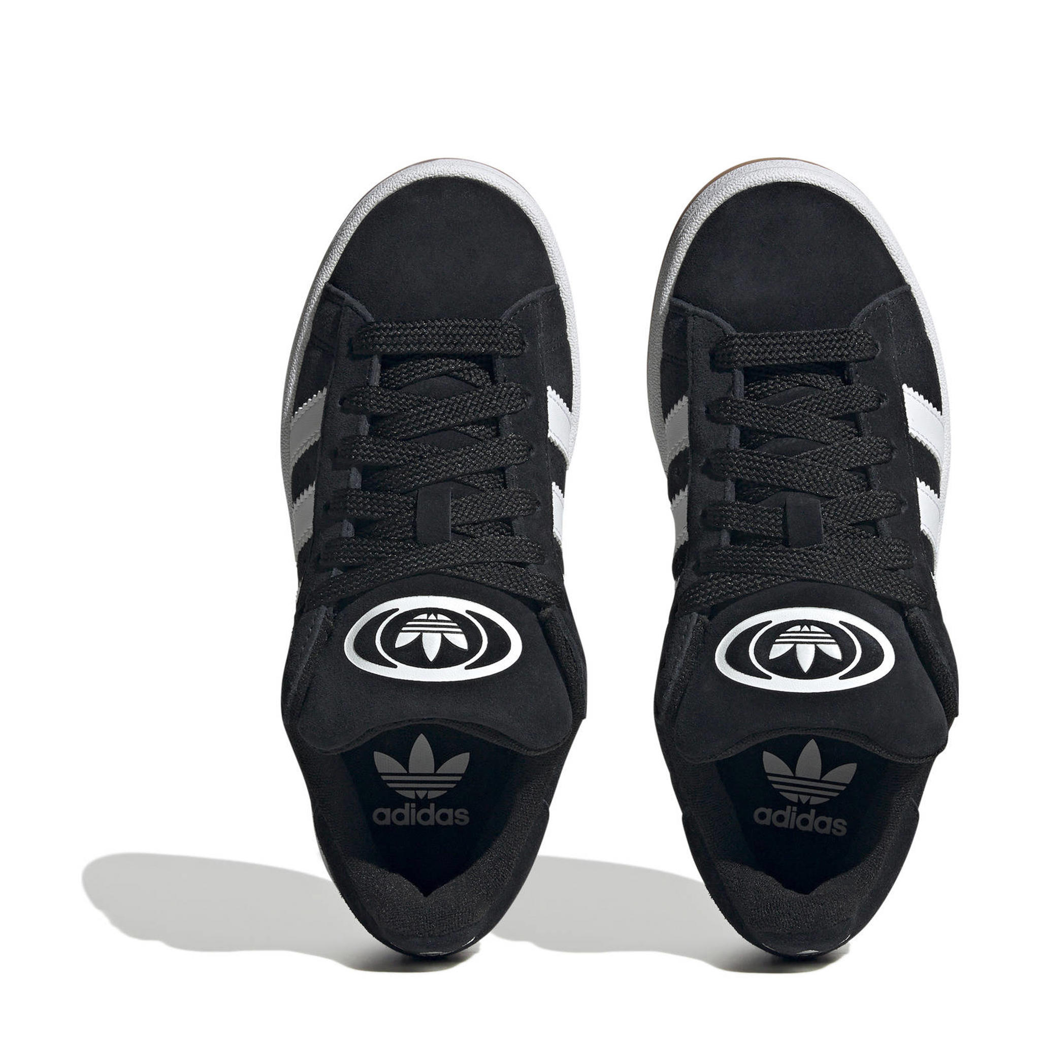 adidas Originals Campus 00's suède sneakers zwart/wit | wehkamp