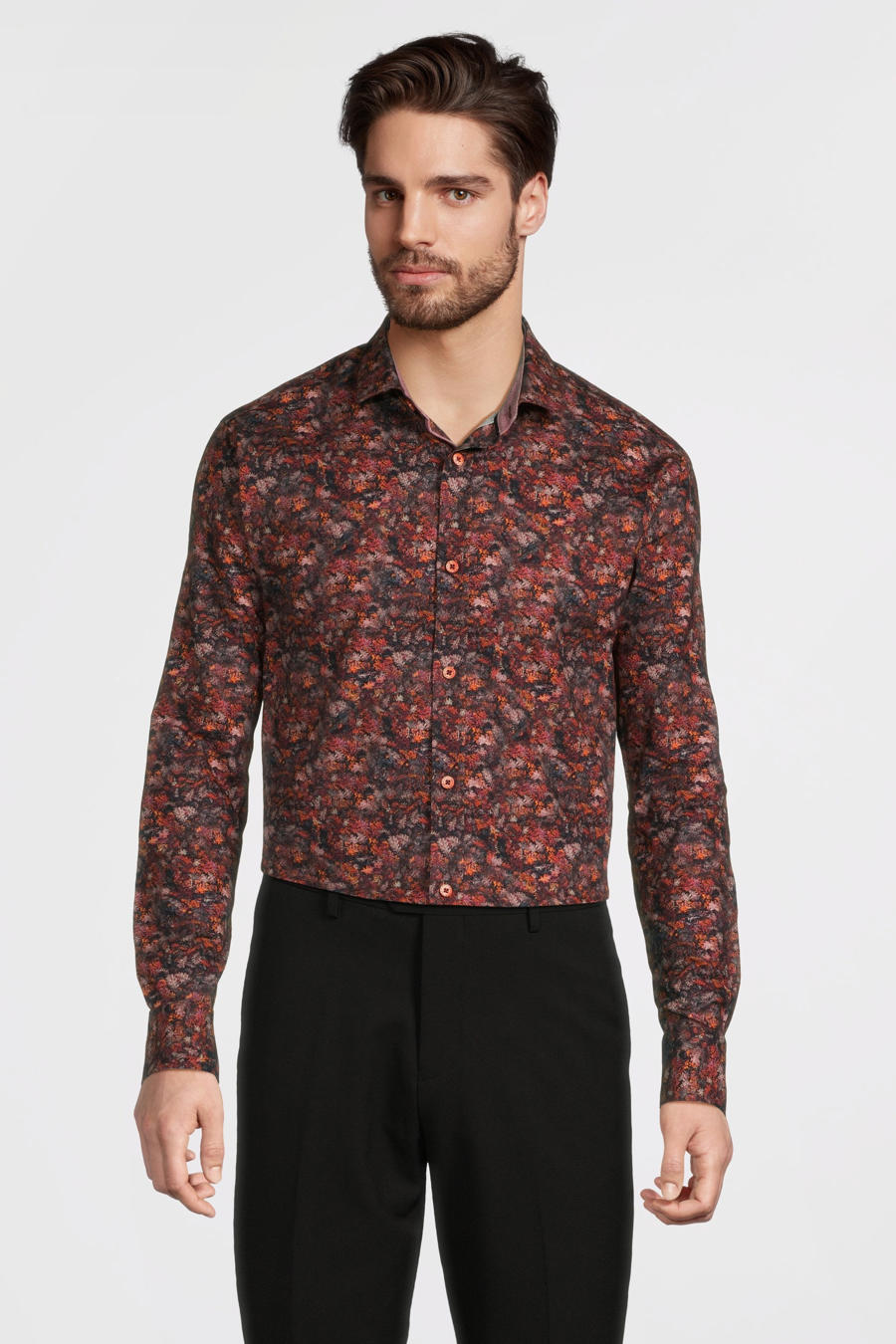 Rode overhemden voor heren online kopen? | Wehkamp