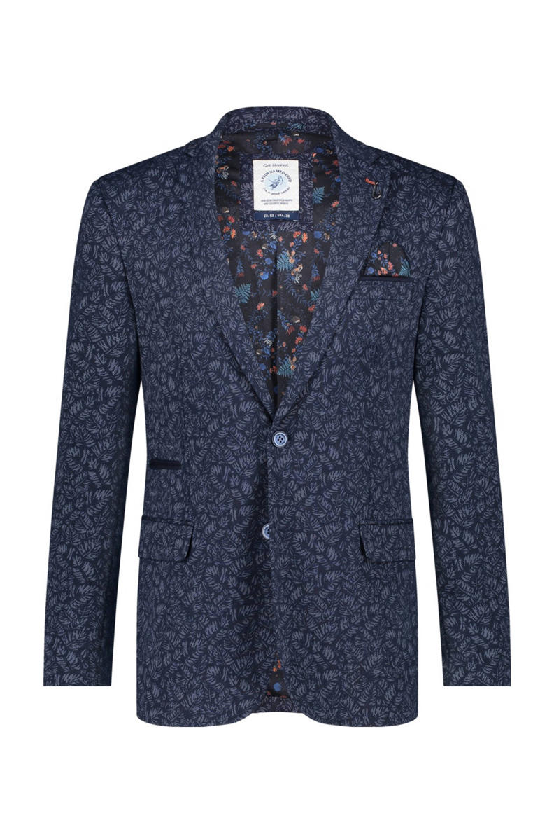 A fish named Fred colbert met all over print donkerblauw | wehkamp