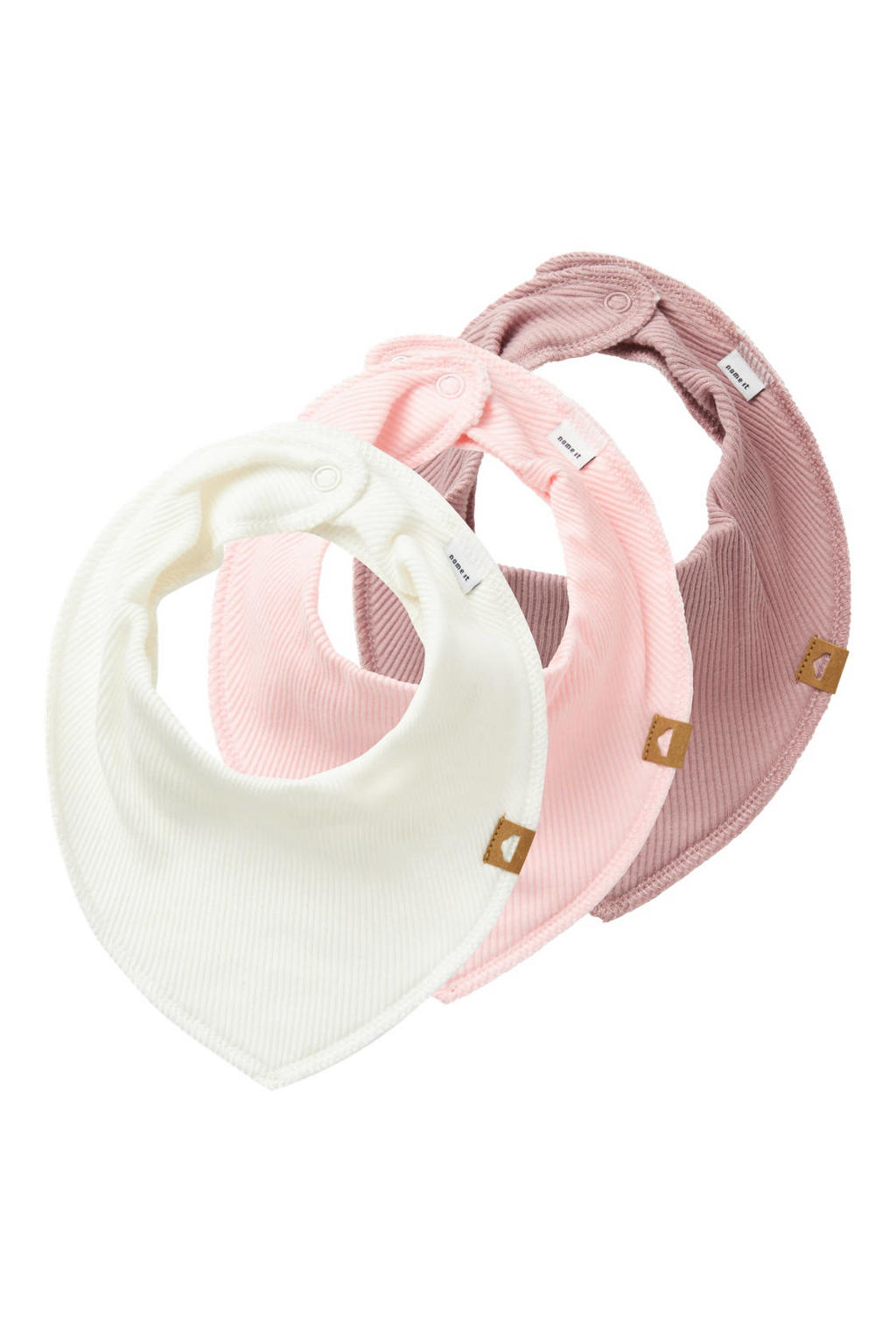 NAME IT BABY slab NBNYVETTI - set van 3 roze/oudroze/ecru | wehkamp