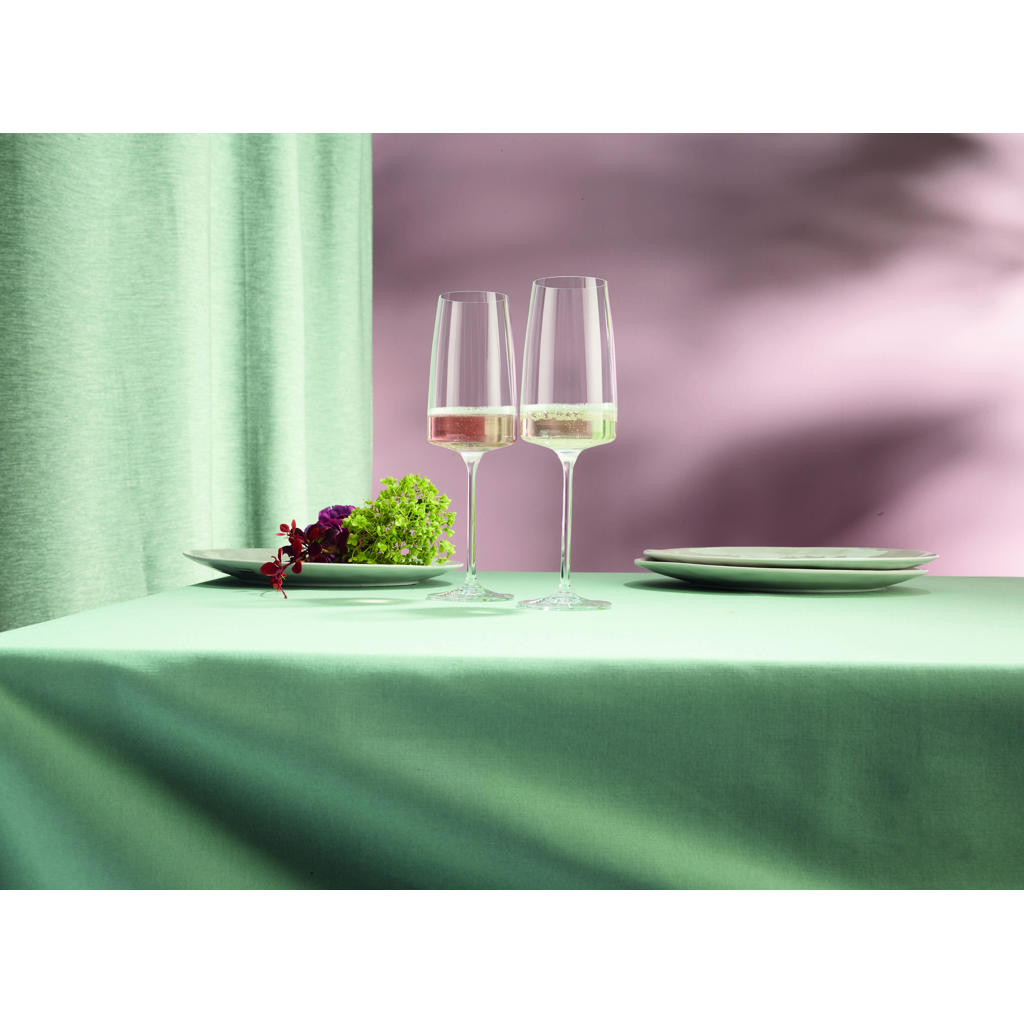 Schott Zwiesel Zwiesel Glas Champagneglazen Vivid Senses Light & Fresh - 380 ml - 2 stuks | wehkamp