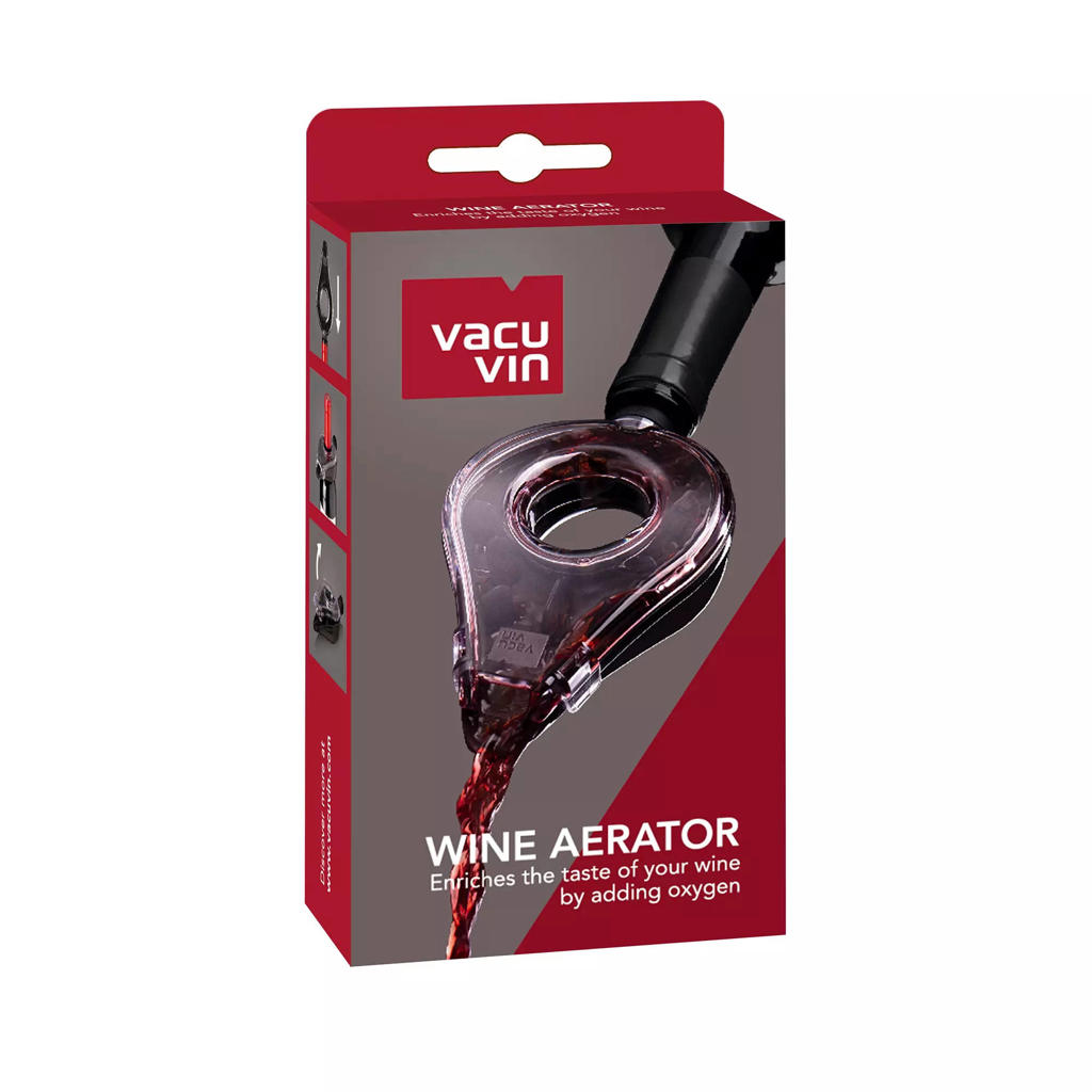 Vacu Vin Wijnbeluchter Wine Aerator - Grijs | wehkamp