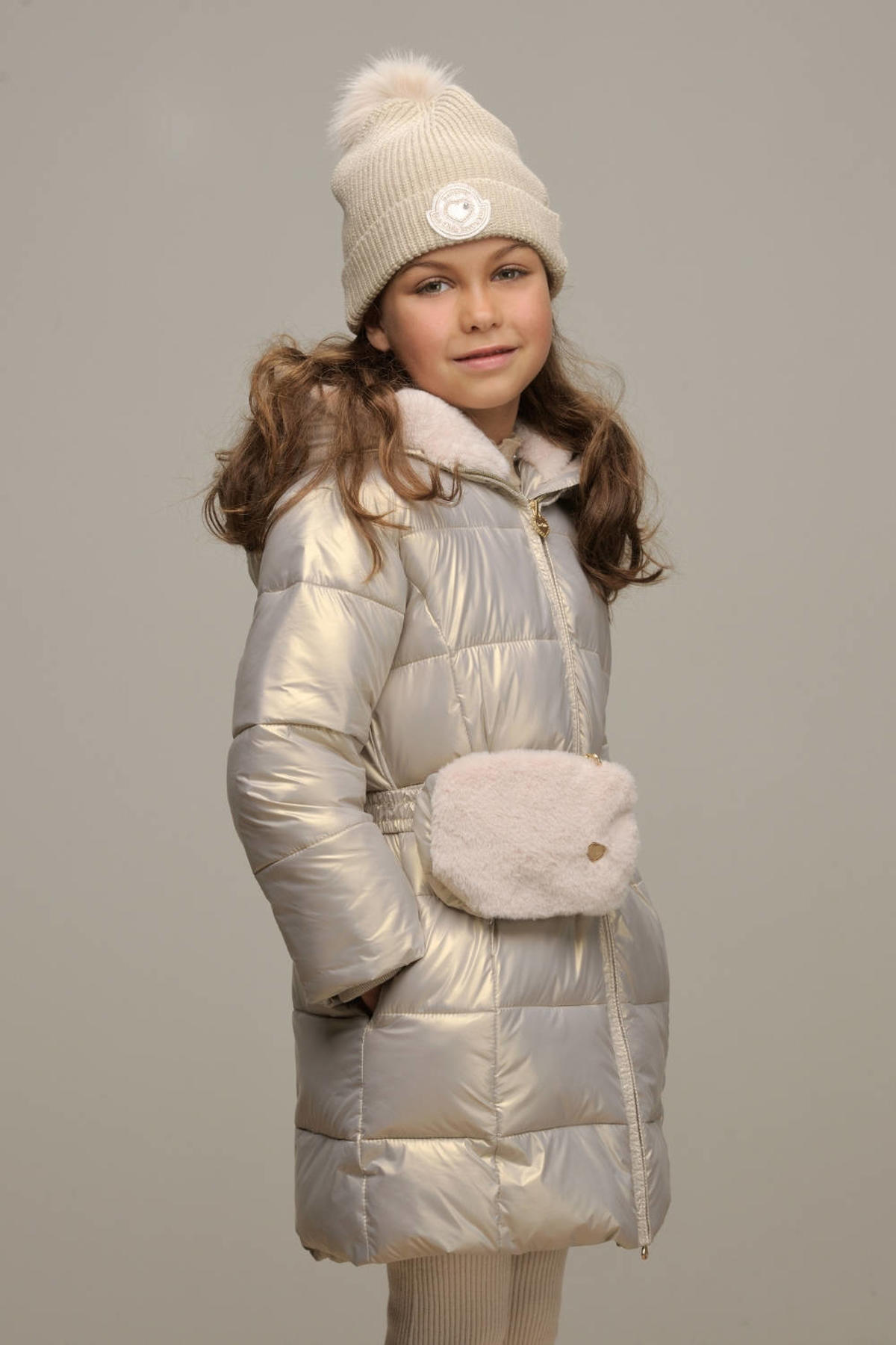 Le Chic gewatteerde winterjas BIRDO goudbeige | wehkamp