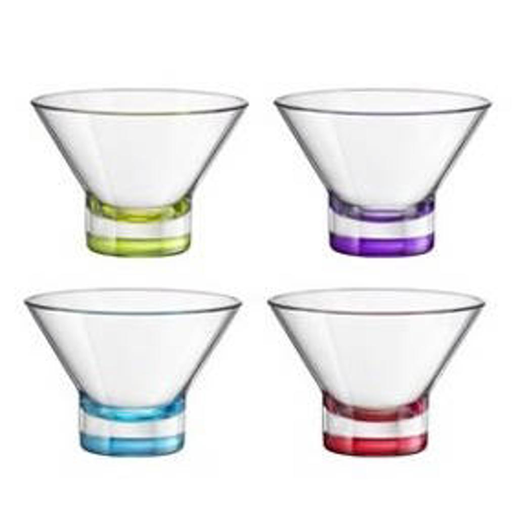 Bormioli Rocco IJscoupe Ypsilon Gekleurd 375 ml - 4 stuks | wehkamp