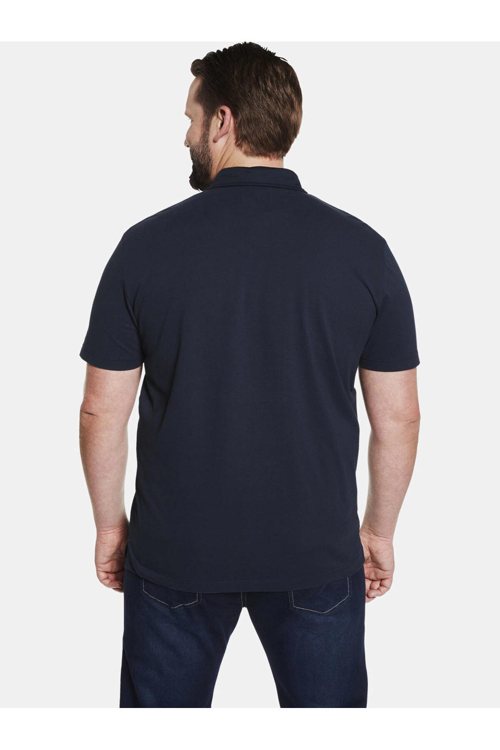 Charles Colby +FIT Collectie polo EARL FRANCES Plus Size met ...