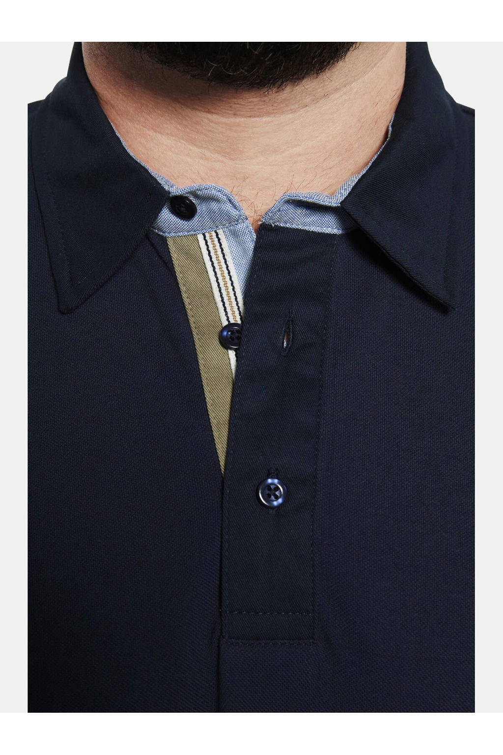 Charles Colby +FIT Collectie polo EARL FRANCES Plus Size met ...