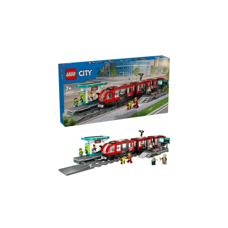 LEGO City Stadstram en station Rollenspel Bouwpakket voor Kinderen met ...
